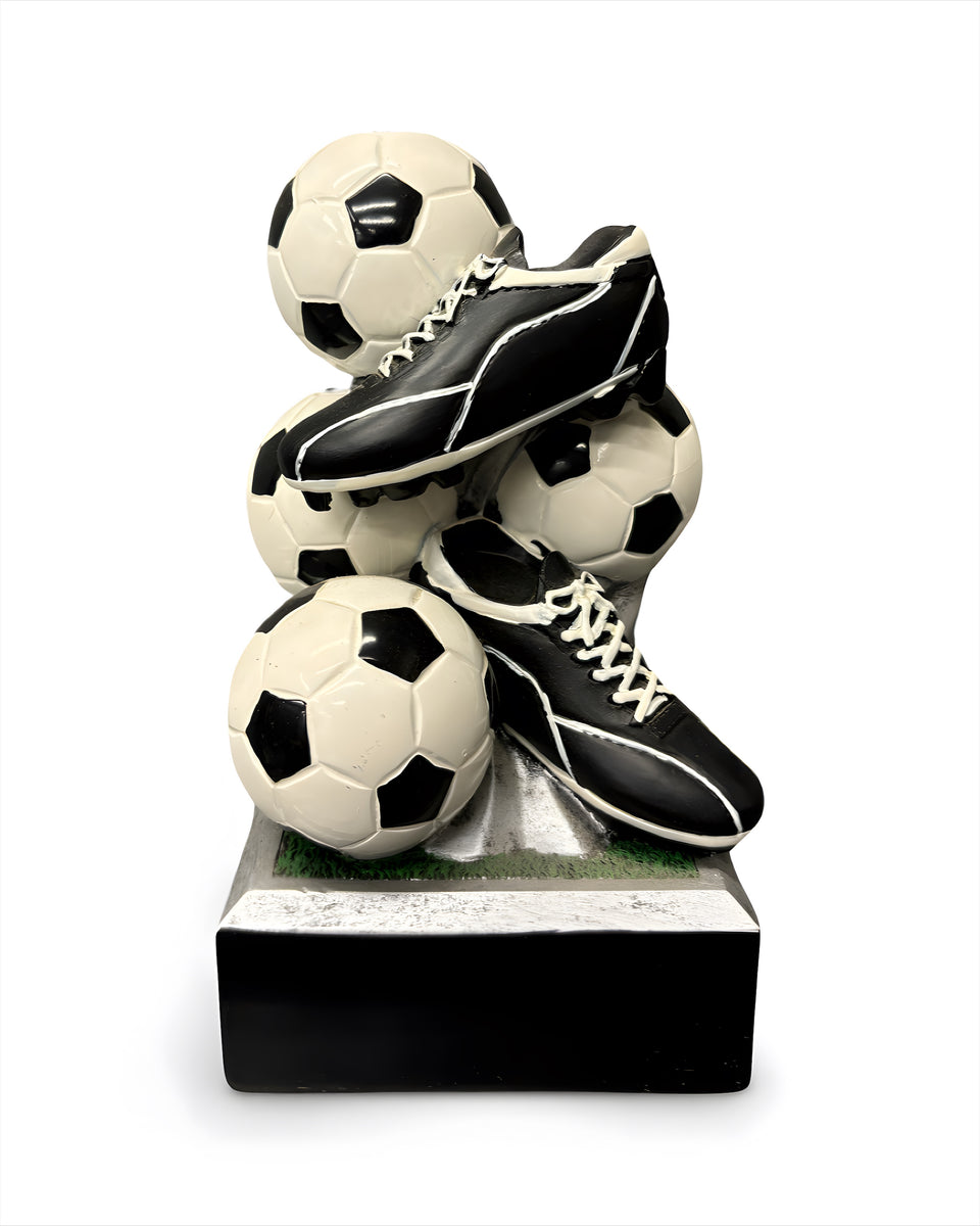 "Stacked Balls" Soccer Trophy – Manhattan Trophies