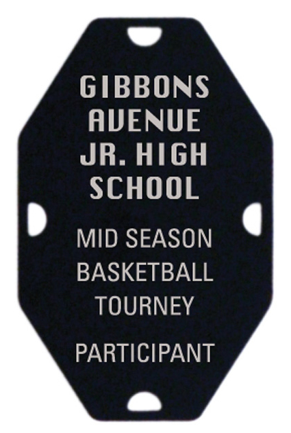 "Blank Aluminum" Street Tags – Manhattan Trophies